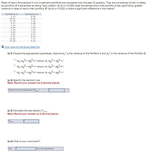 Solved (b-1) ﻿Choose the appropriste hypotheses. Assume d= | Chegg.com