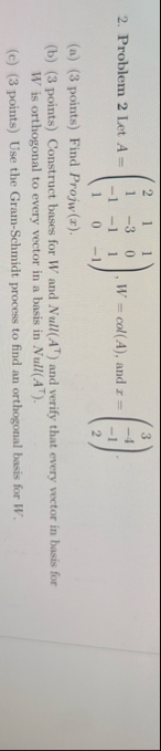 Solved Problem 2 ﻿Let | Chegg.com