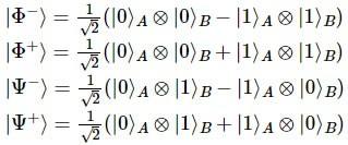 Solved the bell states are. Show that the Bell states form | Chegg.com