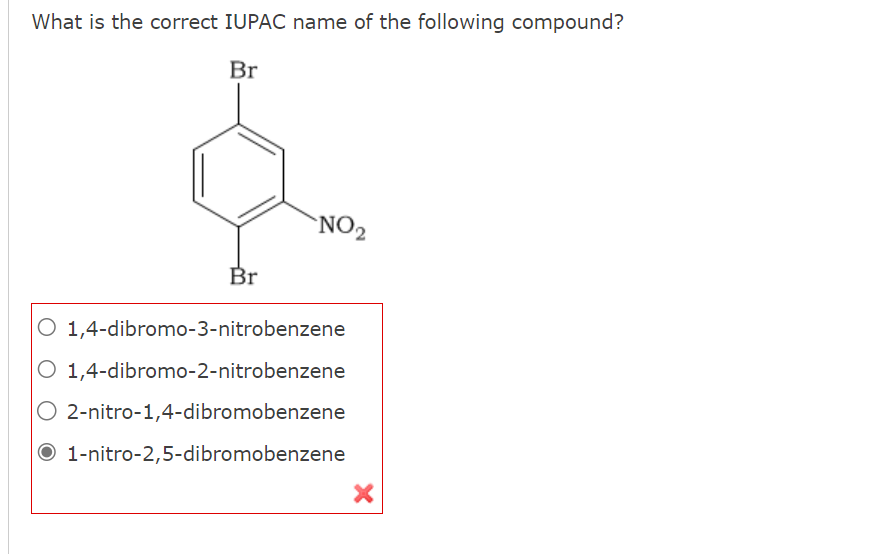 Solved What is the correct IUPAC name of the following | Chegg.com