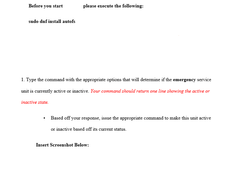 Solved linux Before you startplease execute the | Chegg.com