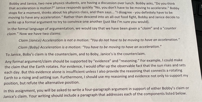 Solved I am having trouble understanding why Janice made | Chegg.com
