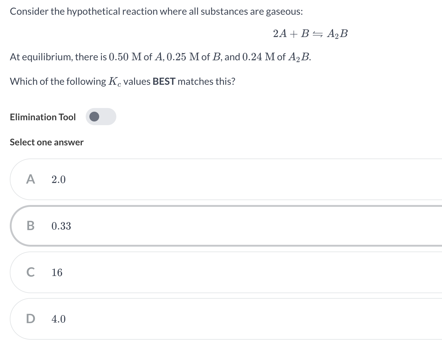 Solved Consider the hypothetical reaction where all | Chegg.com
