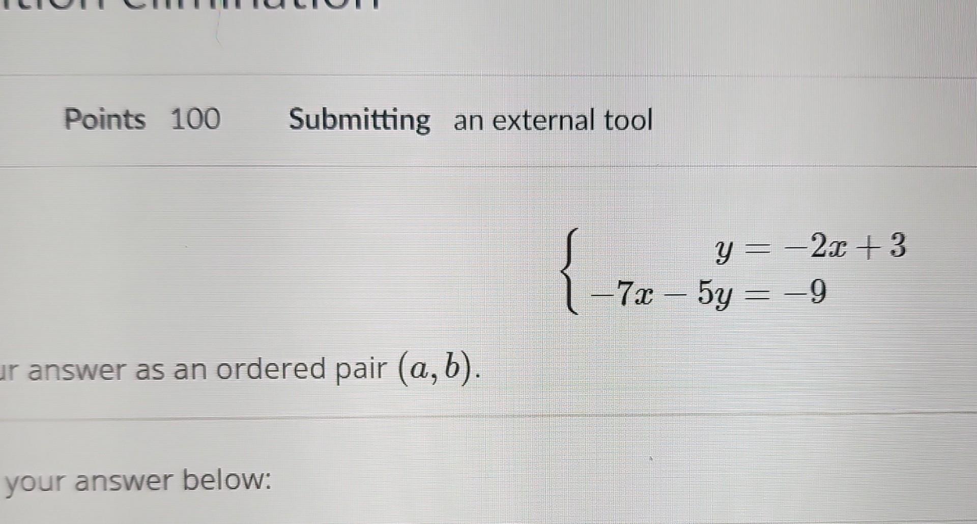 Solved Points 100Submitting an external | Chegg.com