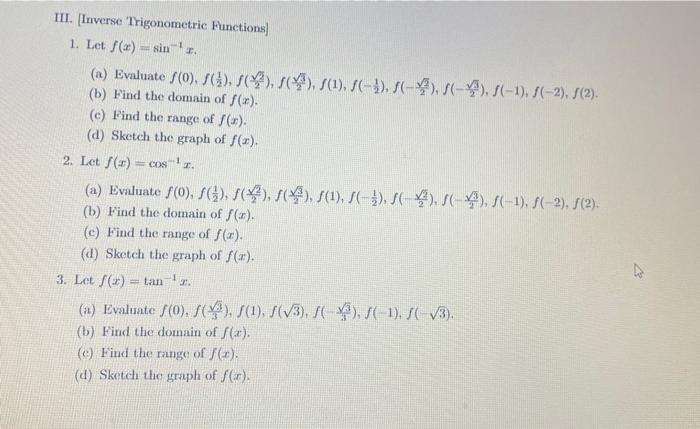 Solved I. Implicit Differentiation and Logarithmic | Chegg.com