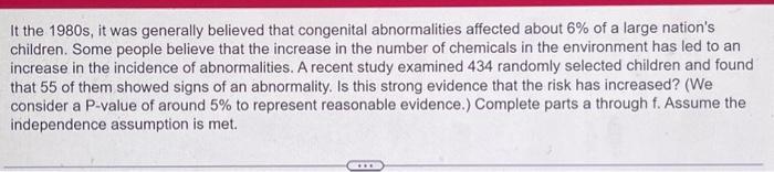 Solved It the 1980 s, it was generally believed that | Chegg.com