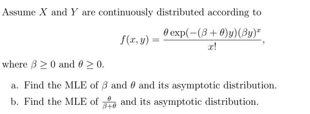 Solved Assume X and Y are continuously distributed according | Chegg.com