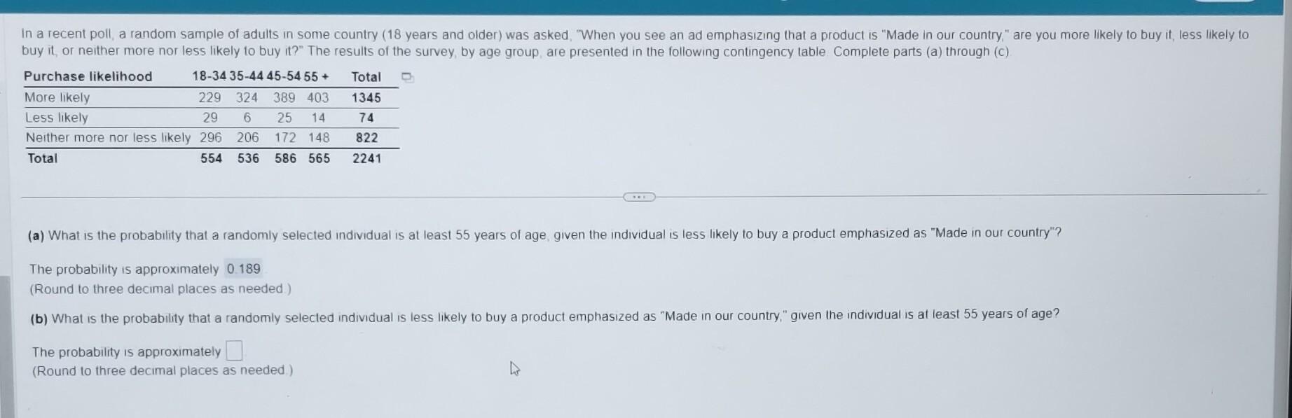 Solved (a) What is the probability that a randomly selected | Chegg.com