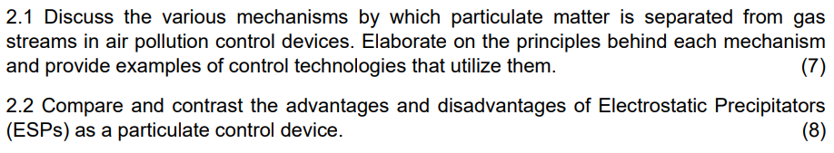 Solved 2.1 ﻿Discuss the various mechanisms by which | Chegg.com