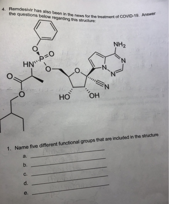 Solved Name five different functional groups that are | Chegg.com