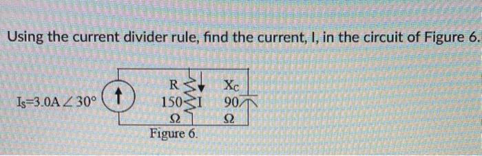 Solved Using the current divider rule, find the current, I, | Chegg.com