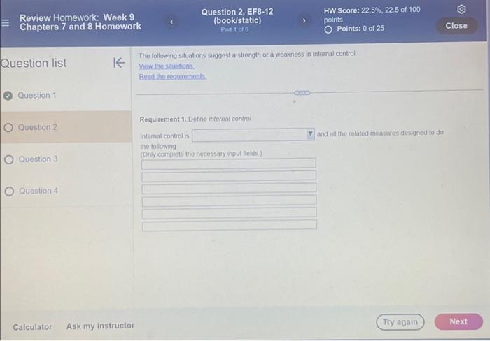Solved Review Homework Week 9 Chapters 7 And 8 Homework