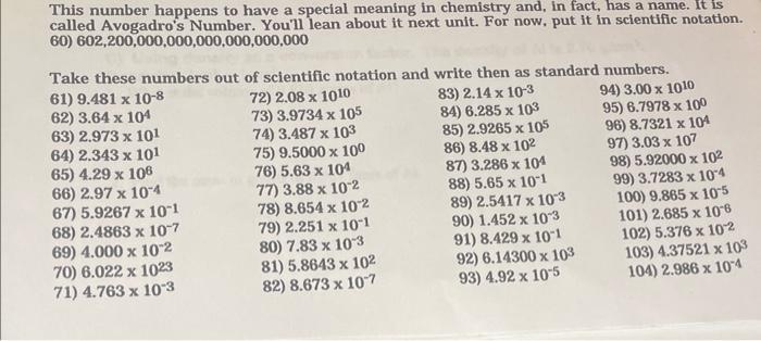 Solved This number happens to have a special meaning in | Chegg.com