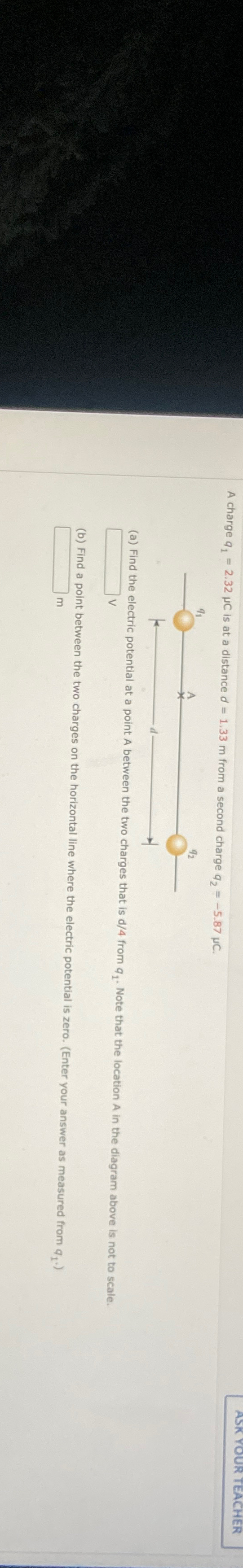 Solved (b) ﻿Find a point | Chegg.com