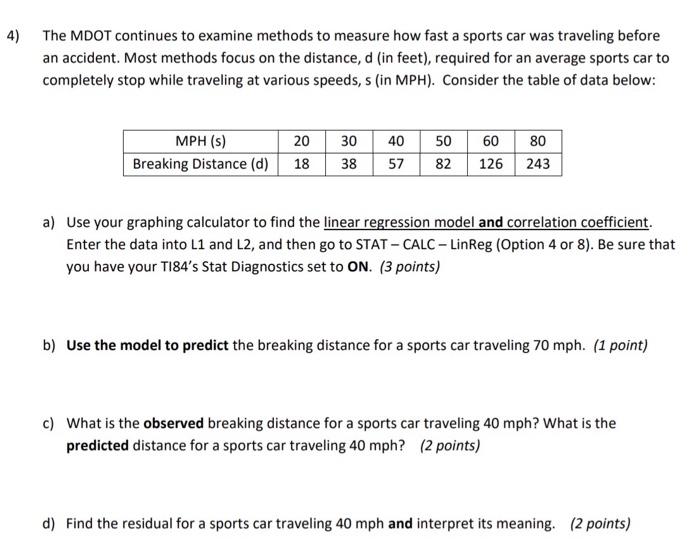 Solved 1) Consider each scatterplot below. Which of these | Chegg.com
