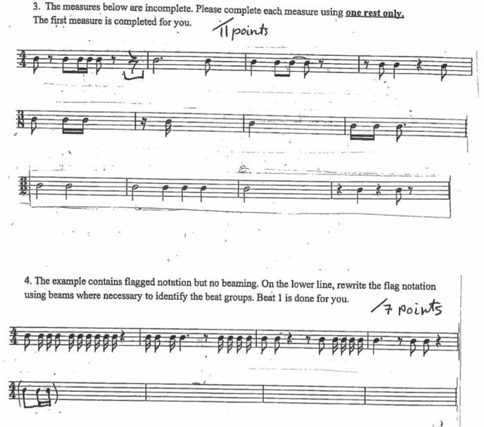 3. The measures below are incomplete. Please complete | Chegg.com