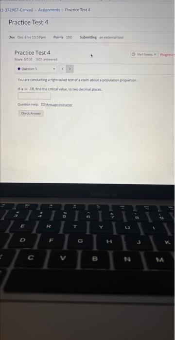 Solved You are conducting a right tailed ter of a clain | Chegg.com