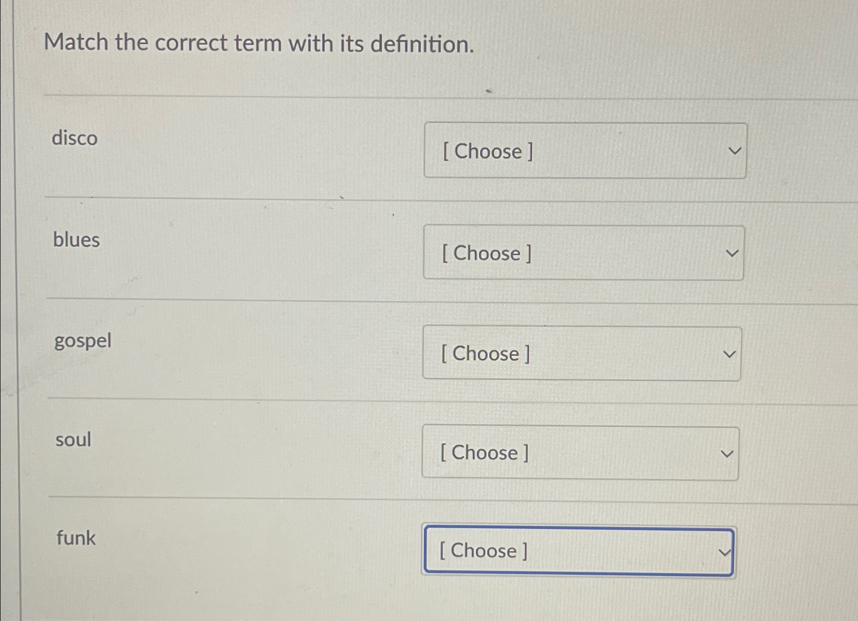 Solved Match the correct term with its | Chegg.com