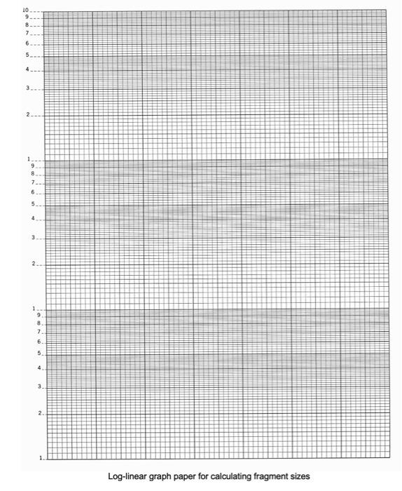 Solved please draw a log linear graph with standart | Chegg.com