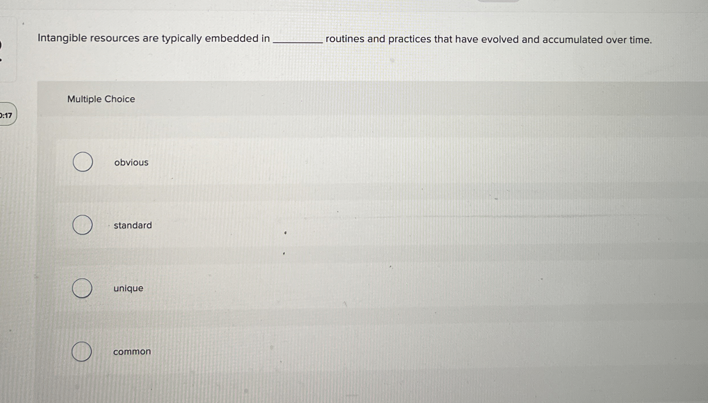 Solved Intangible resources are typically embedded in | Chegg.com