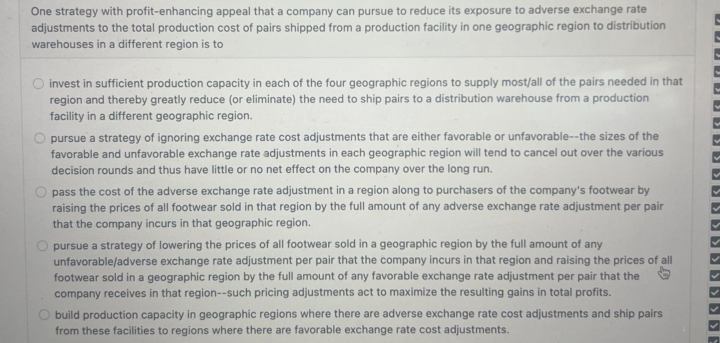 Solved One strategy with profit-enhancing appeal that a | Chegg.com
