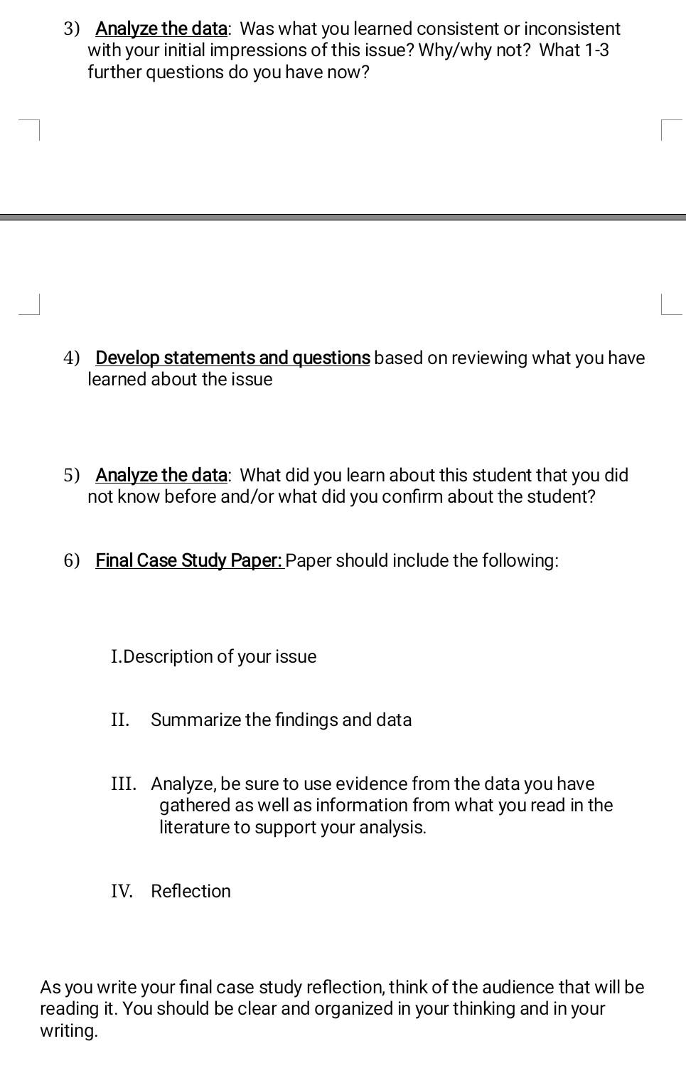 Choose one of the following types of Case studies: 1. | Chegg.com