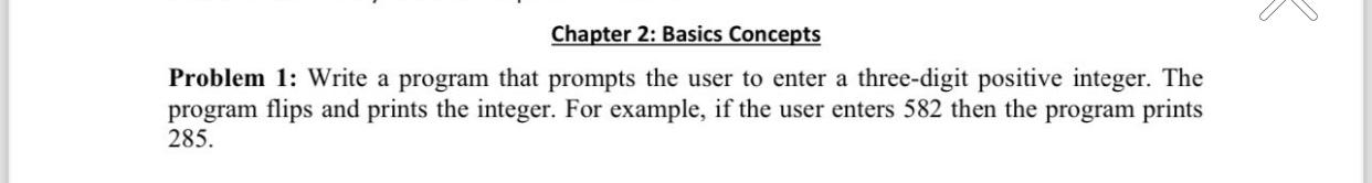 Solved Problem 1: Write a program that prompts the user to | Chegg.com
