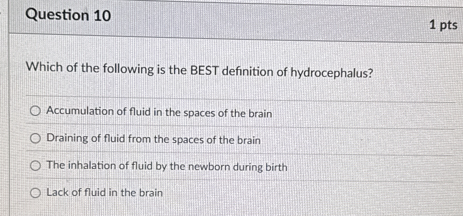 Question 101 ﻿ptsWhich of the following is the BEST | Chegg.com