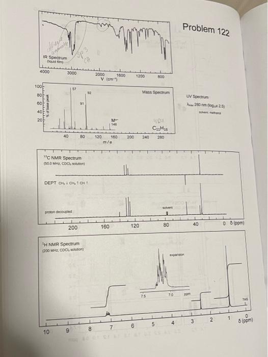 Solved Find the structure from spectra c11h16 | Chegg.com
