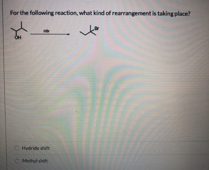 Solved For the following reaction, what kind of | Chegg.com