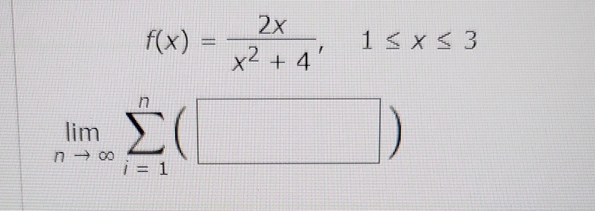 Solved Use the Definition to find an expression for the area | Chegg.com