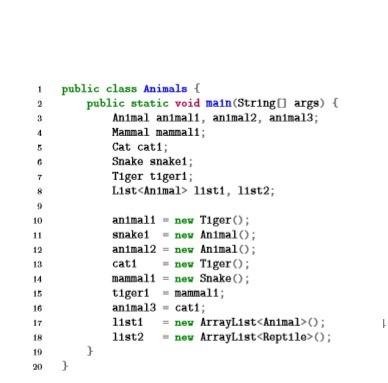 Solved A4. Given the following class diagram, interfaces and | Chegg.com