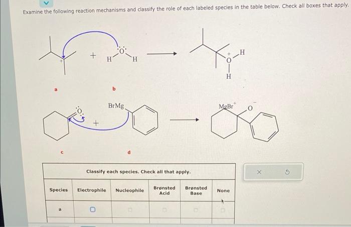Solved Examine the following reaction mechanisms and | Chegg.com Solved Examine the following reaction mechanisms and | Chegg.com