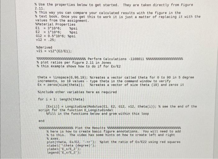 Solved Part 2 Using Matlab Recreate A Figure Similar To
