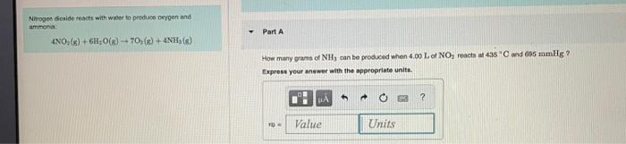 Solved Part A In a gas maduro, the partial pressures are | Chegg.com