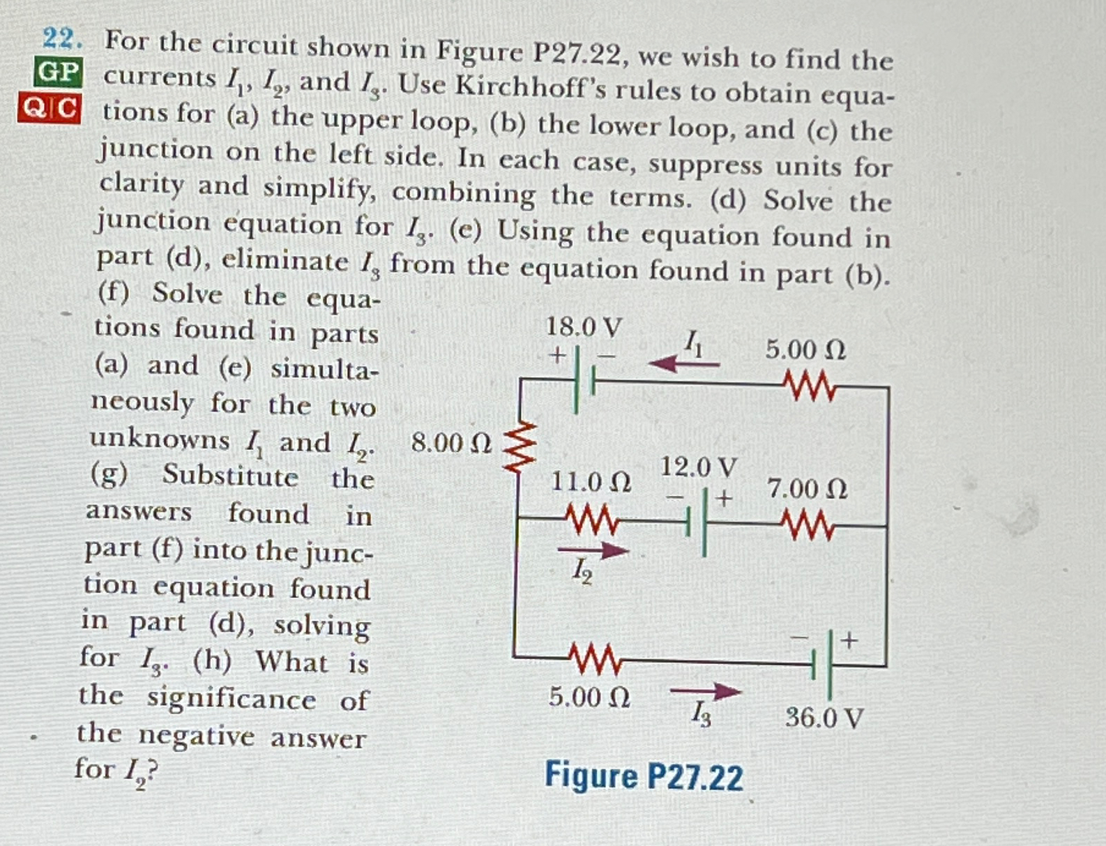 Solved For the circuit shown in Figure P27.22, ﻿we wish to | Chegg.com