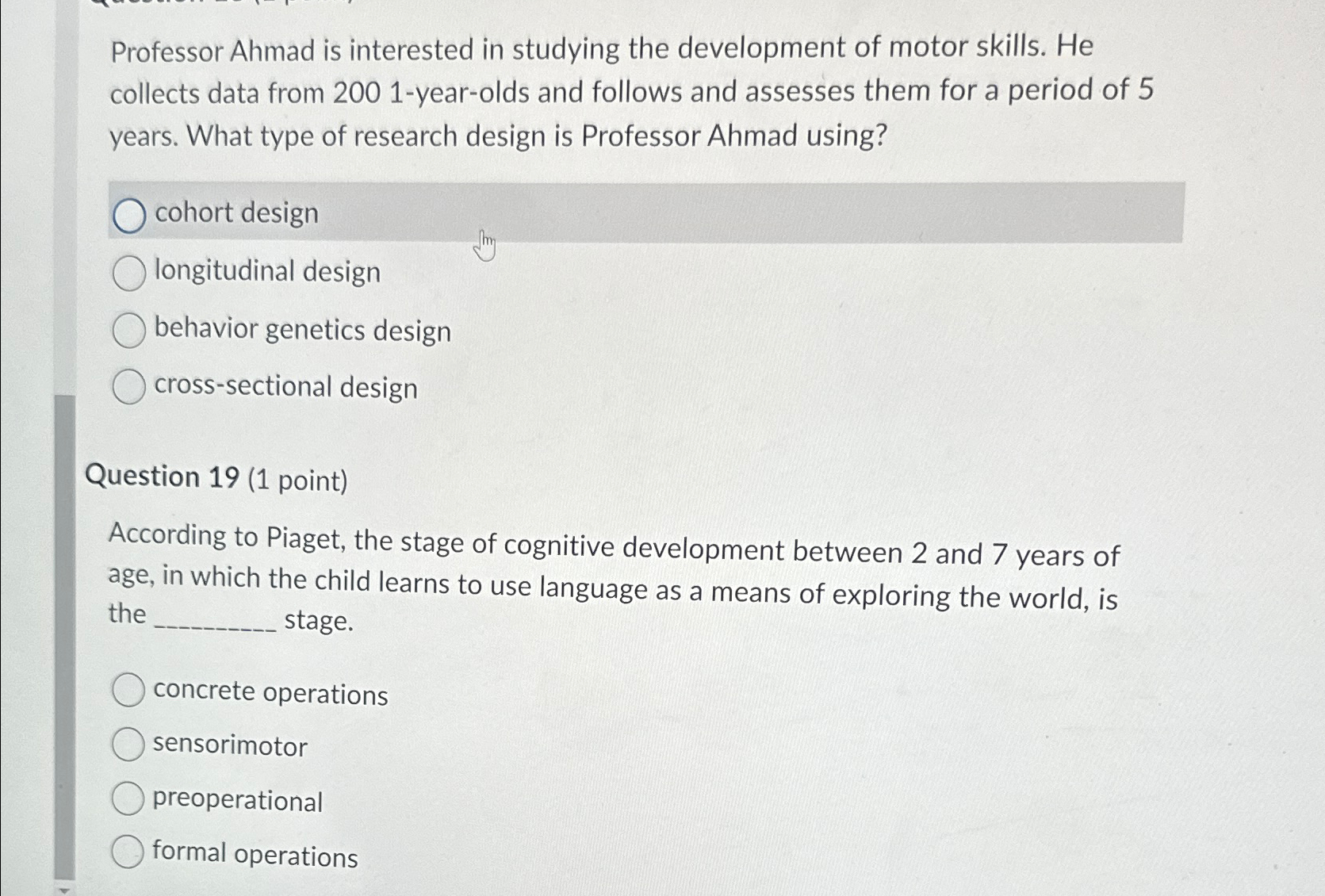 Solved Professor Ahmad is interested in studying the | Chegg.com