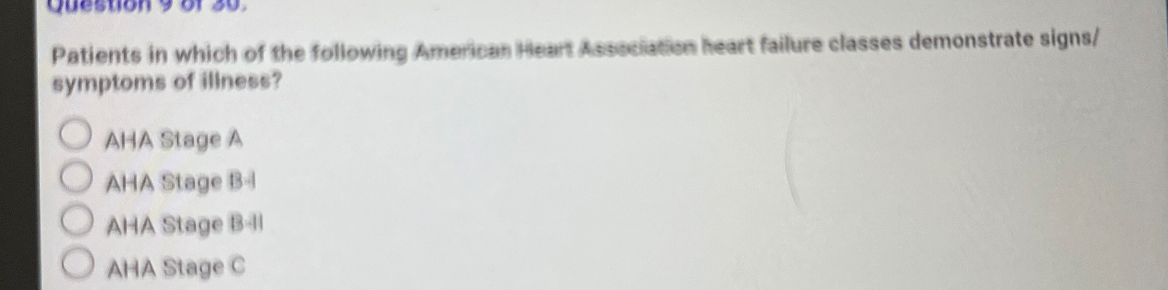 Solved Patients in which of the following American Heart | Chegg.com
