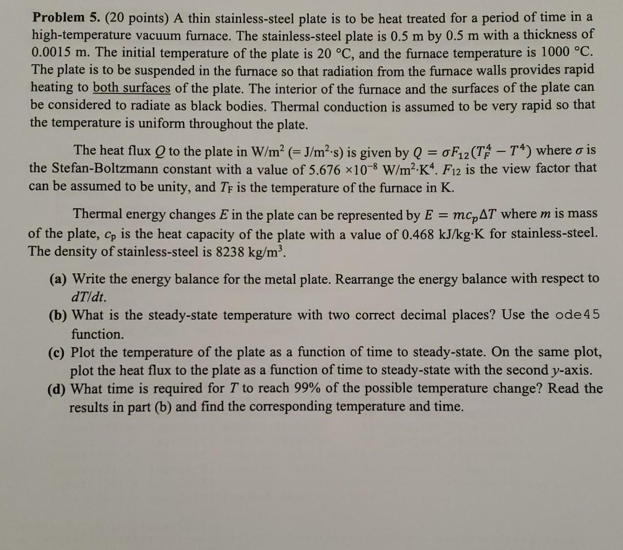 Solved use matlab explain and show all work answer all parts | Chegg.com