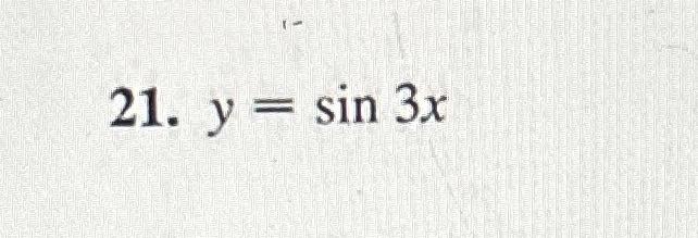 Solved Graph each function over a two-period interval. Give | Chegg.com