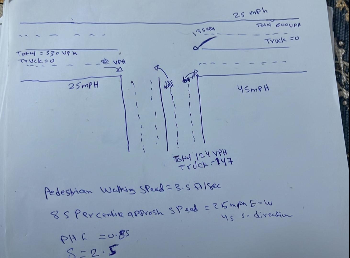 Solved 1- Determine Phasing 2- Determine critical Lane | Chegg.com