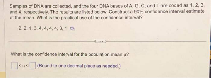 Solved What Is The Confidence Interval For The Population