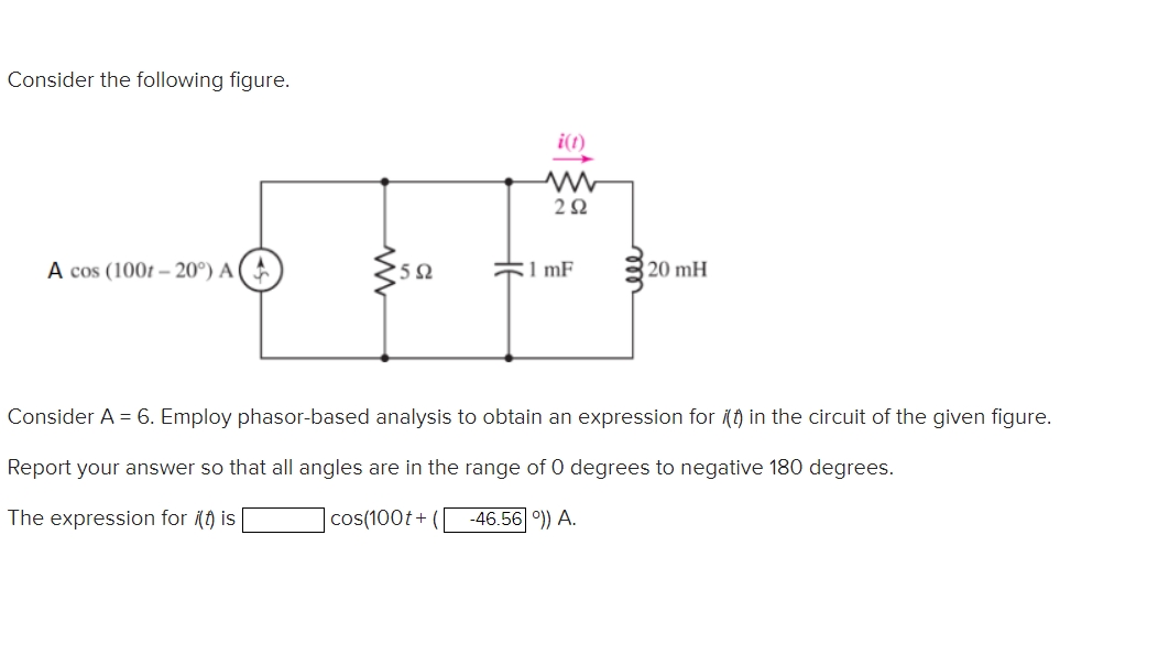 Solved Consider the following figure.Consider A=6. ﻿Employ | Chegg.com