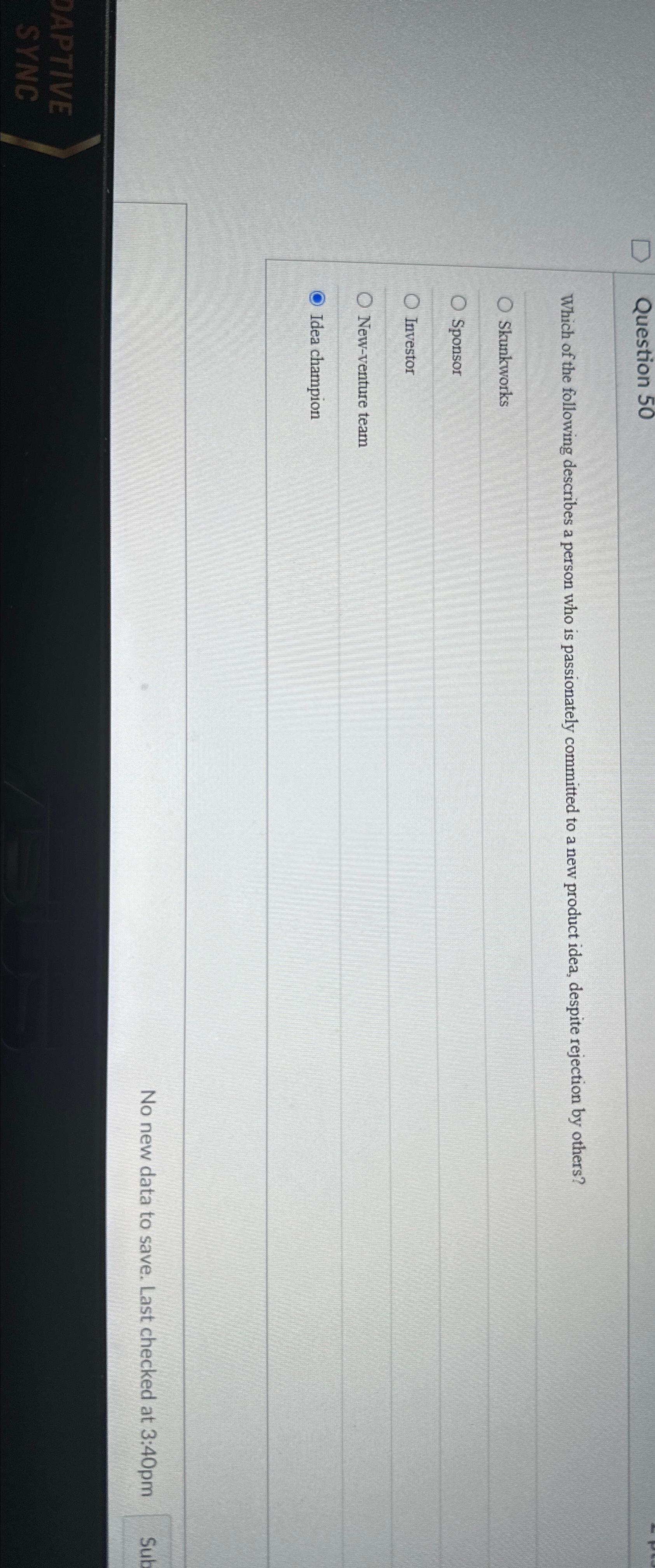 Solved Question 50Which of the following describes a person | Chegg.com