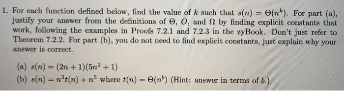 Solved 1. For each function defined below, find the value of | Chegg.com