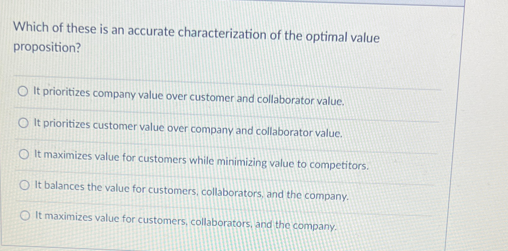 Solved Which of these is an accurate characterization of the | Chegg.com