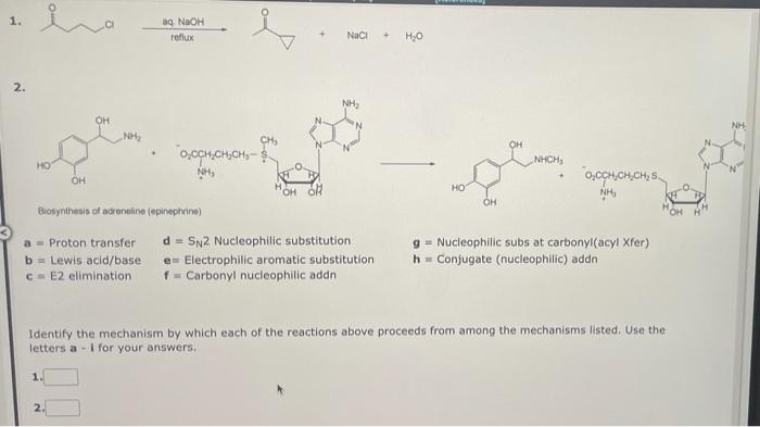 Solved WA References o Na 1. toluene reflux Naci 2. HNO HO | Chegg.com