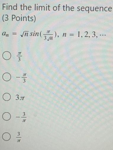 Solved 1. Find the limit of the convergent sequence defined | Chegg.com