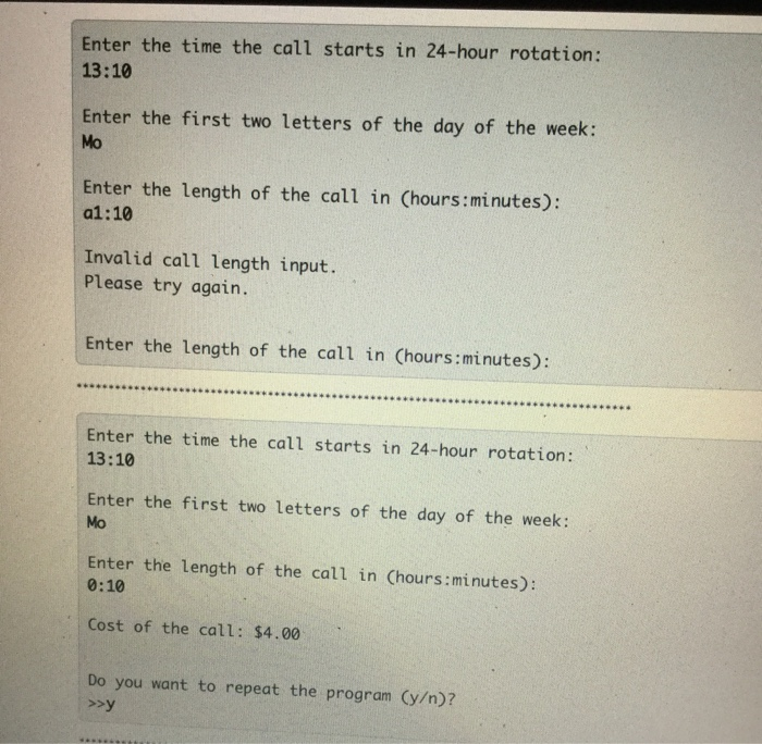 Solved 2 Write A Python Program That Computes The Cost Of A 