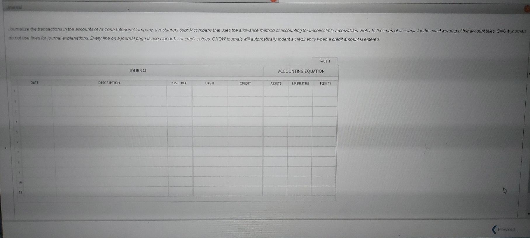 Solved Entries for uncollectible receivables, using | Chegg.com